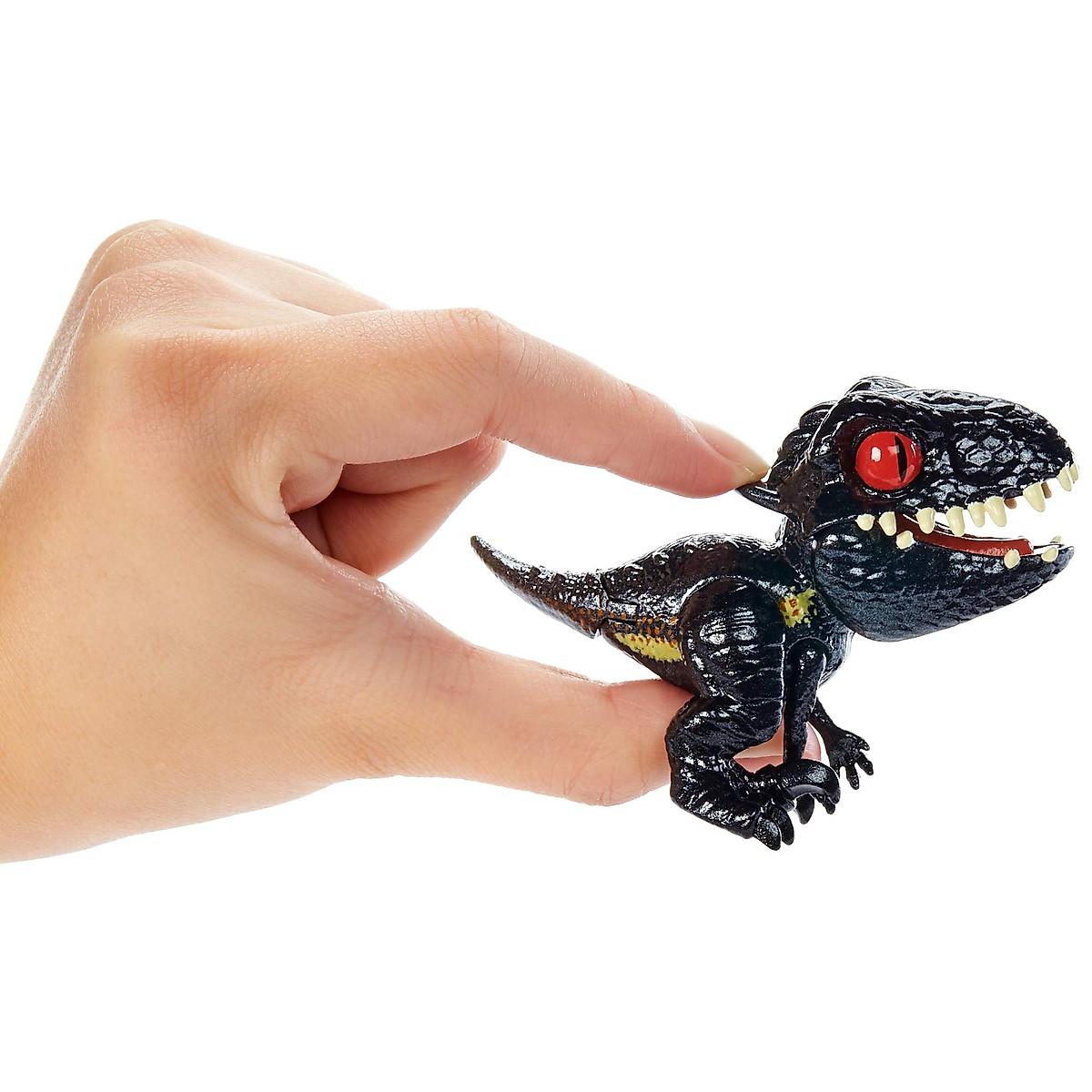 Mattel Jurassic World Snap Squad Dinosaur Toys, Small Dino Figures with Opening Clip-On Jaws, Portable Collectibles