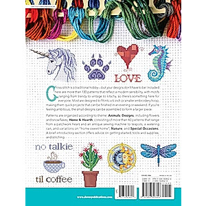 Whimsical Cross-Stitch: More Than 130 Designs from Trendy to Traditional (Dover Crafts: Embroidery & Needlepoint)