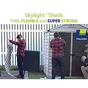 Palram - Canopia SkyLight 6' x 5' Storage Shed - Gray