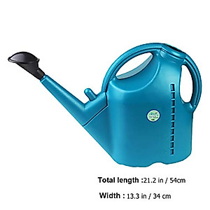 Watering Plant Watering Kettle Can with Scale Long Spout Watering Can Water Sprayer Garden Plants Watering Pot for Succulents Bonsai Plants 10L
