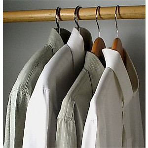 Precision Hanger in Gold with Felt. The Dimple & Crease Free Hanger Solution-Click "2 New" for Other Offers!