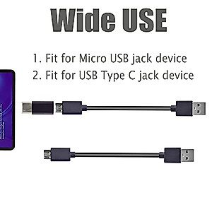 Replacement Charging Power Supply Cable Cord Line for Bose QC20 SoundLink Beats Powerbeats2 Wireless Studio 2.0 Wireless Headphones Earphones