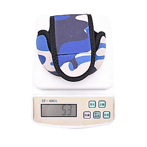 weizhang Fishing Reel Bag Protective Cover Baitcasting Trolling Spinning Fishing Reel Protective Case Pouch Sleeve Fishing Bags S Size (Camouflage, S)