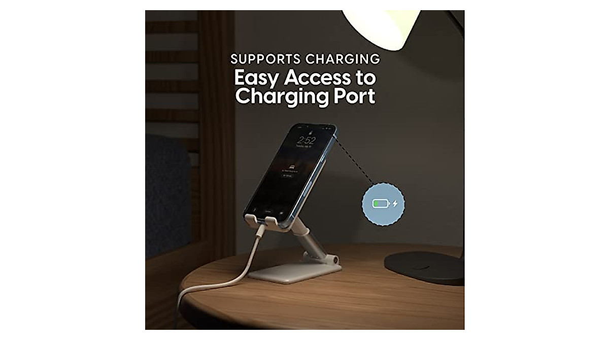 TALK WORKS Adjustable Cell Phone Desk Mount for iPhone