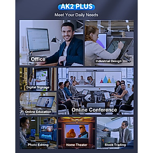 KAMRUI AK2 PLUS Mini PC, N100 Mini PC Windows 11, Intel 12th Alder Lake N100(Up to 3.4GHz), Mini Computers 16GB RAM 512GB SSD, Mini Desktop Computer 4K/WiFi/BT4.2, Micro PC Tower Ethernet for Office