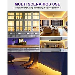 HitLights LED Strip Lights Warm White 3000K, 16.4ft High Density Tape Light, UL-Listed, 600 LEDs, 300Lm/ft, 12V Flexible Dimmable Rope Lights for Bedroom, Kitchen, Cabinet (Power Source Not Included)