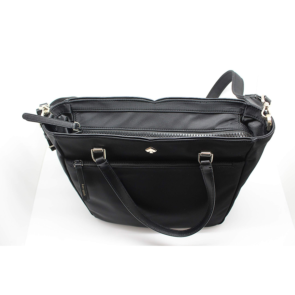 Kate Spade New York Jae Top Zip Medium Nylon Satchel Black