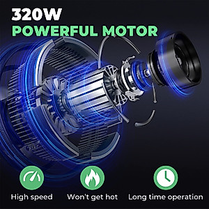 Flyrivergo Jewelry Polisher, Bench Buffer, Adjustable Variable Speed Polishing & Buffing Machine, with 2 Cotton Wheels and 2 Abrasive Fiber Wheels for Jewelry, Wood, Silver, Dental, Metal, Jade 110V