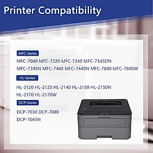 TN-660 TN630 TN-630 Toner High Yield Replacement for Brother TN660 Toner Cartridge HL-L2380DW HL-L2320D HL-L2340DW DCP-L2540DW MFC-L2700DW MFC-L2720DW Printers (Black, 1 Pack)