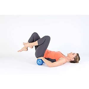 MELT Method, 18 Inch Travel Soft Foam Roller, Blue, Exercise-Foam-Rollers, Mobility Improvement, Latex Free