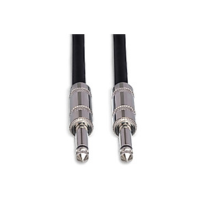 Hosa SKJ-610 1/4" TS to 1/4" TS Speaker Cable, 10 Feet, Black