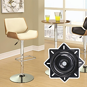 Yibuy Bar Chair Swivel Base Replacement 6.1inch Furniture Chair Swivel Turntable