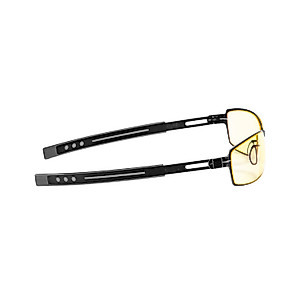 Gunnar Optiks PPK-07201 PPK Dark Steel Frame with Amber Lens - Not Machine Specific
