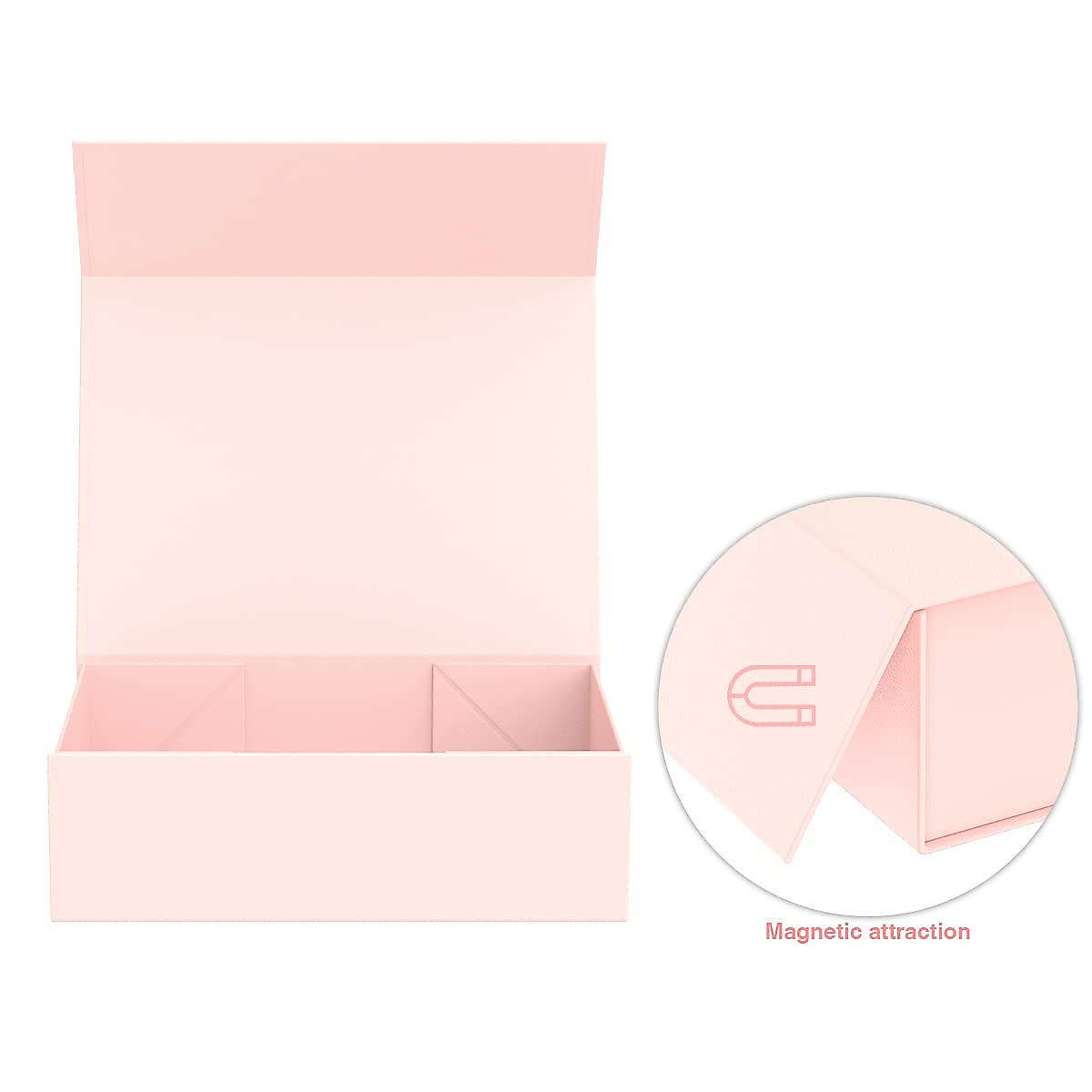 MOZRRO Gift Box with Lids, 9.85 x 5.95 x 3.15 In Magnetic Closure Gift Boxes for Gift Packaging, Gift Box for Christmas,Mothers Day,Fathers Day,Graduations,Weddings,Birthdays Gifts