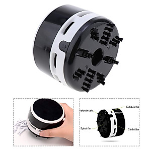 iSuperb Desktop Vacuum Cleaner Portable Keyboard Sweeper Mini Crumb Vacuum Cleaner Table Food Rubber Crumb Dust Remover Cleaner for Home, Office, Cars - No Battery Included (Black)