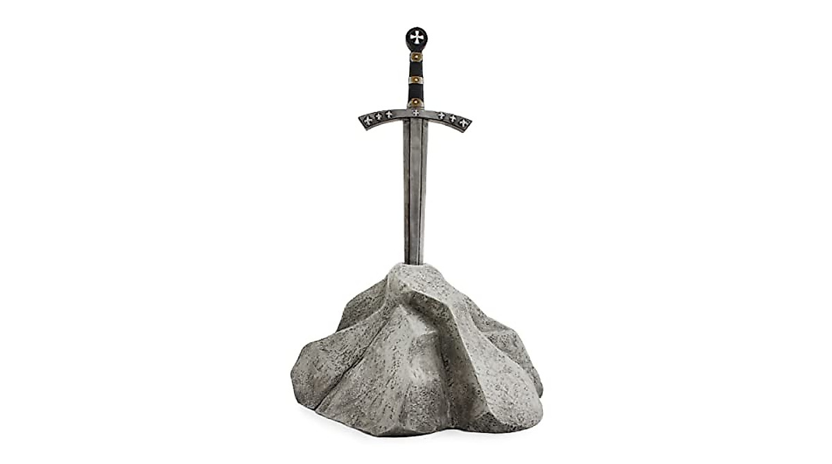Esterno Sword in the Stone Garden Statue - Arthurian Legend Decor