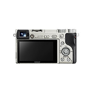 Sony Alpha a6000 Mirrorless Digital Camera 24.3MP SLR Camera with 3.0-Inch LCD - Body Only (Silver)