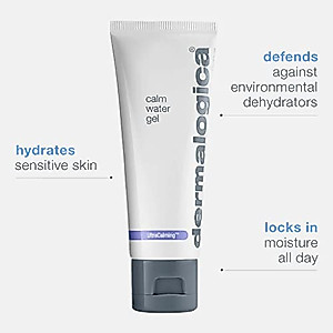 Dermalogica Calm Water Gel (1.7 Fl Oz) Weightless Face Moisturizer for Sensitive Skin - Help Support Healthy Moisture Balance with Lavender Essential Oil
