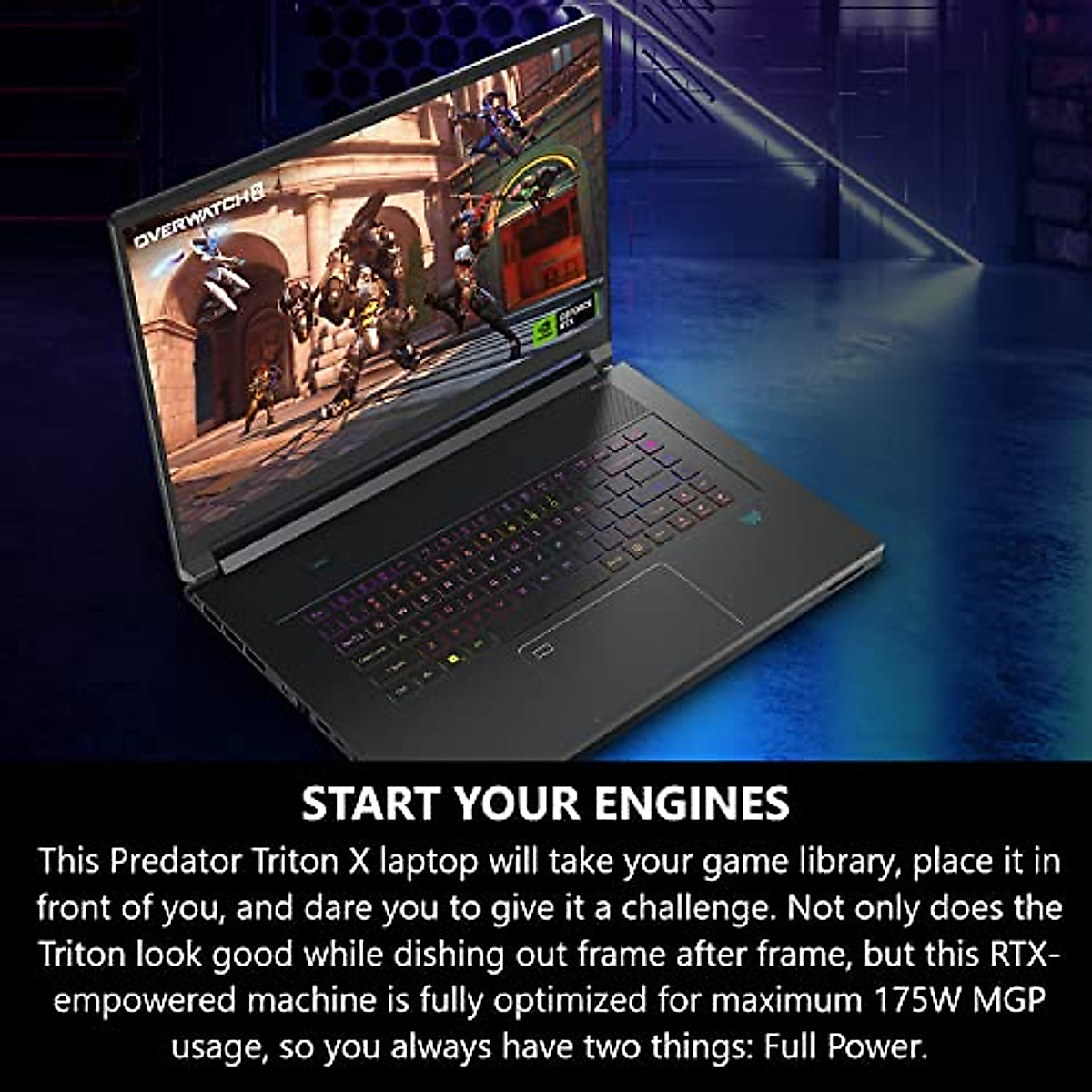 Acer Predator Triton 17 X Gaming/Creator Laptop | 13th Gen Intel i9-13900HX | NVIDIA GeForce RTX 4090 | 17" WQXGA 250Hz G-SYNC Display | 64GB DDR5 | 2TB PCIe Gen 4 SSD | Killer WiFi 6E | PTX17-71-99W5