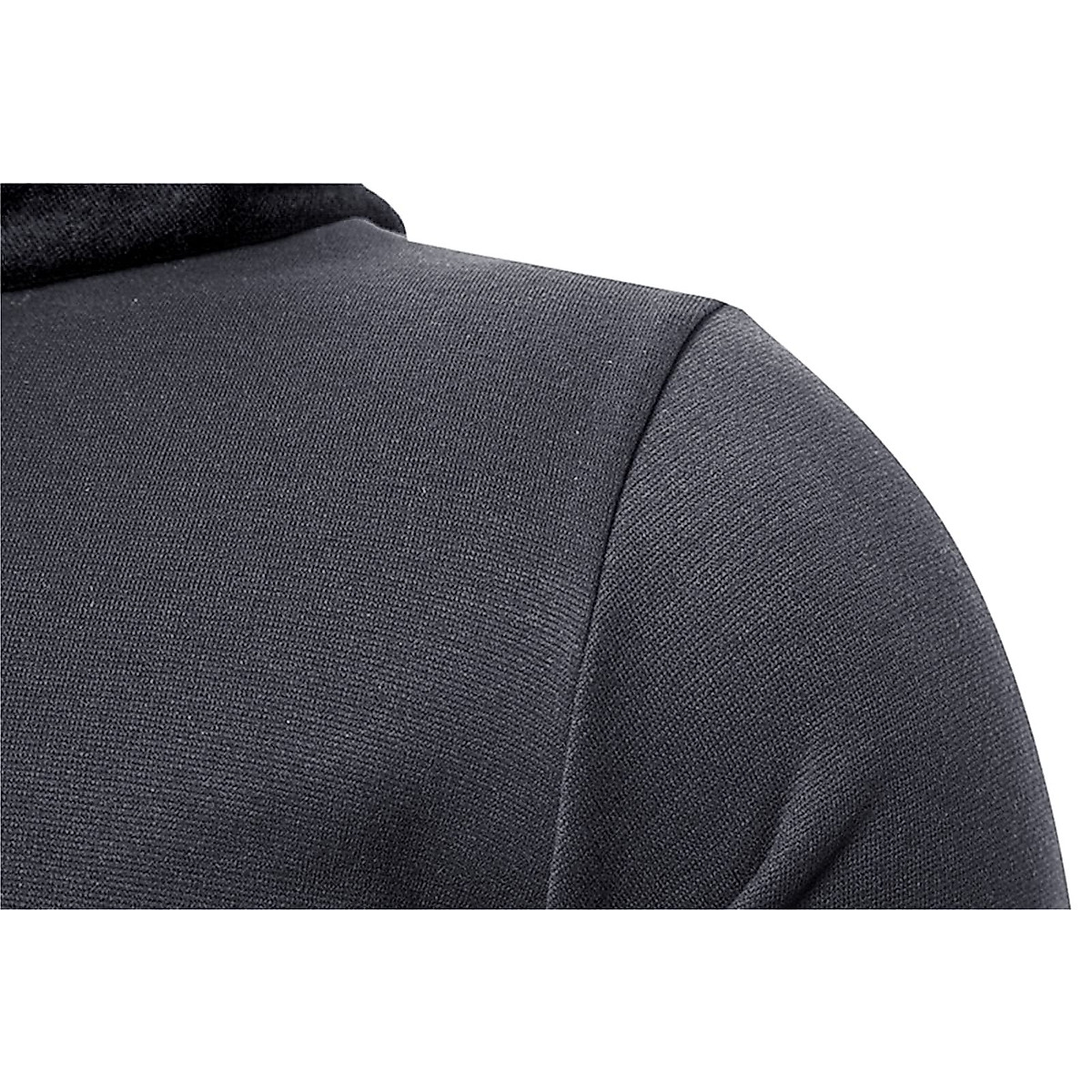 Maiyifu-GJ Men Casual Drawstring Slim Fit Hoodies Novelty Patchwork Pullover Hoodie Lightweight Athletic Hooded Sweatshirts (Grey,3X-Large)