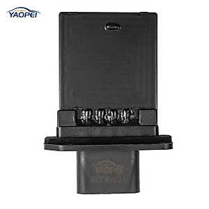 HVAC Fan Blower Motor Resistor for Ford Escape, Ford Expedition, F150, F250, F350 Super Duty Mustang, Mercury Mariner, Lincoln Mark LT Replaces # YH-1715 3F2Z-18591-AA