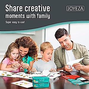 JOYEZA Premium Printable Vinyl Clear Sticker Paper for Inkjet Printer - 25 Sheets Translucent Waterproof, Dries Quickly Vivid Colors, Holds Ink well - Inkjet & Laser Printer