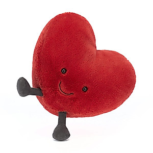 Jellycat Amuseables Red Heart Stuffed Plush | Valentine's Day Gifts for Kids, Boys, Girls, Teens, Men and Women