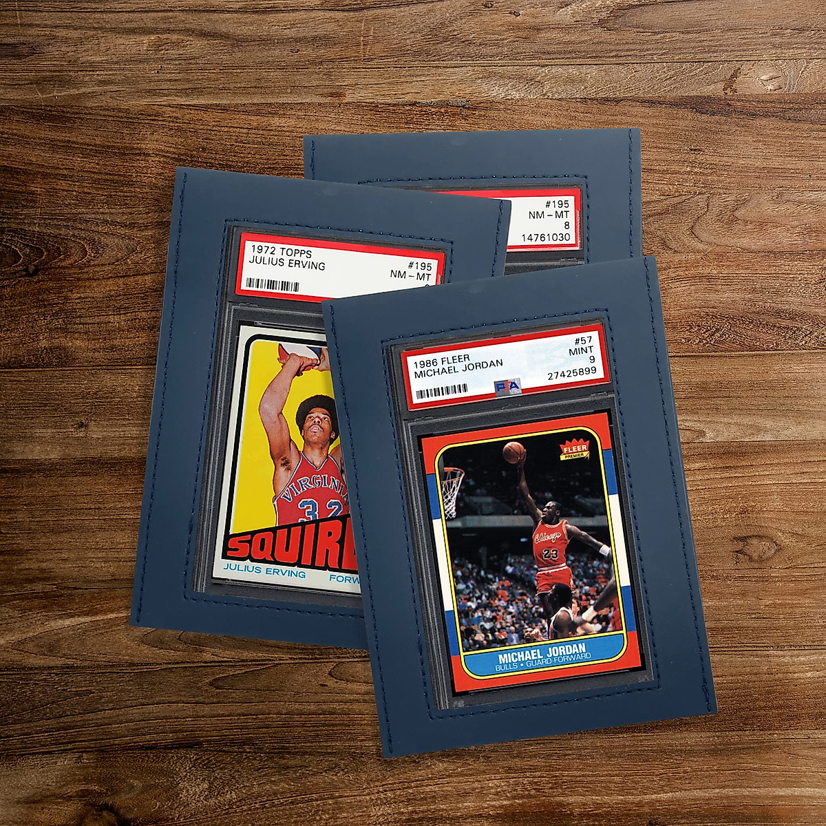 Cardkingpro - Graded Card UV Protection Sleeves Compatible with PSA, SGC, GAI, and BVG Cards, 10 Pack, Large Window