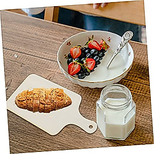 EXCEART 4 Pcs DIY Tray Large Wood Tray Bread Cutting Board Cake Spatula Potato Chopping Board Chopping Board Tray for Kitchen Wooden Serving Wooden Bread Tray Photography Prop Breadboard