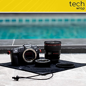 The Tech Wrap Standard 17.5" x 17.5" Camera Protective Wrap - Camera Wraps Lens Protector - Camera Travel Accessories - Camera Pouch DSLR Sleeve Case