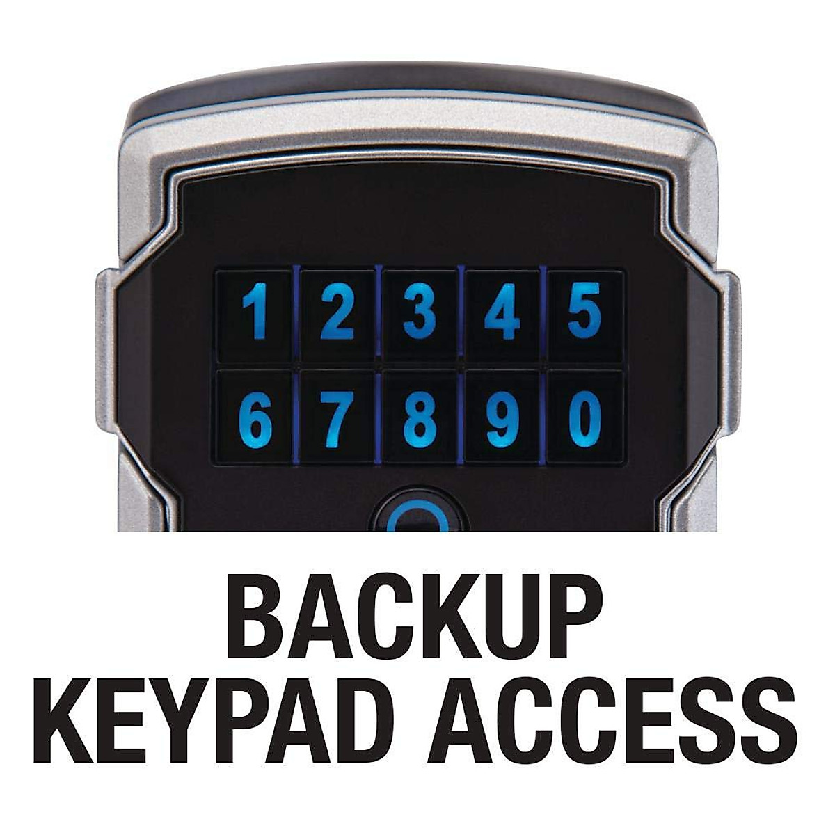 Master Lock Digital Lock Box for Keys with Code, Electronic Wall Mount Key Safe with Bluetooth Connection to iOS/Android App and Sharable Keypad Codes, 3-1/4 Inches Wide, ‎5441EC