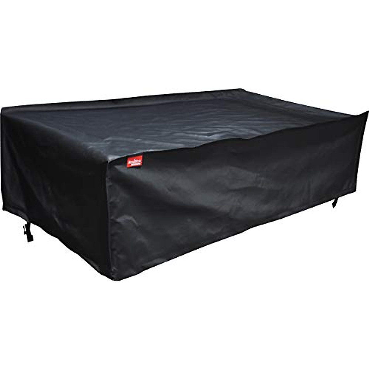 BroilPro Accessories Rectangular Coffee Table Cover - Outdoor Lawn Patio Furniture Covers with Padded Handles and Durable Hem Cord - Heavy Duty and Waterproof,Fits Large Rectangular Coffee Table