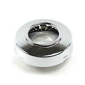 BB Auto New 4x4 Open Front Wheel Chrome Center Cap Replacement for 1999-2004 Ford F350 Super Duty Dually (Dual Rear Wheel)