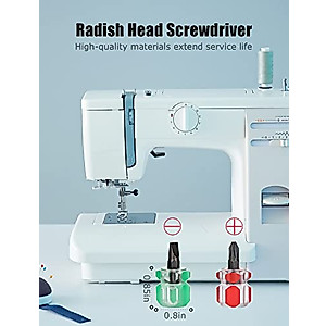 Sewing Machine Cleaning Kit, Mellbree 8pcs Repair Machine Sewing Tools Includes Tweezer Double Headed Lint Brush Different Size Screwdrivers and Seam Rippers to Boost Machine Sewing Performance