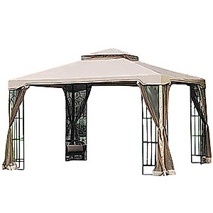 Garden Winds 10 x 12 Arrow Gazebo Replacement Canopy Top Cover - RipLock 350