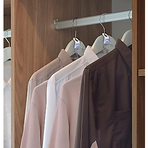 Hanger Connector Hooks – 50-Pack Clothes Hanger Connector Hooks – Space-Saving Hanger for Closet Organizer – Cascading Space Saver Hangers for Small Space Organization and Closet