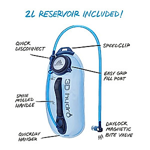 Gregory Mountain Products Swift 16 H2O Hydration Backpack, Xeno Black, One Size