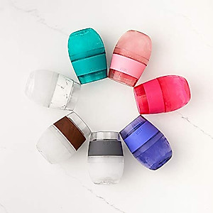 HOST Cooling Cup, Set of 1 Double Wall Insulated Freezable Drink Chilling Tumbler with Freezing Gel, Glasses for Red and White Wine, 1 Count (Pack of 1), Green