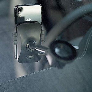 KLKE Car Phone Holder,Universal Cell Phone Holder for Car,Strong Suction Cup Dashboard Windshield Mount with Quick Release Landscape Portrait Mode for iPhone、Samsung Galaxy、LG...