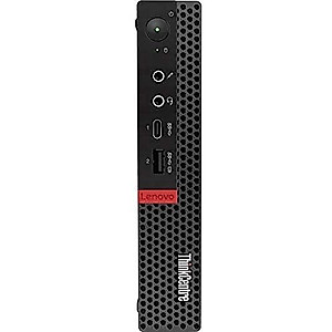 Lenovo ThinkCentre M720q 10T700CNUS Desktop Computer - Core i5 i5-9400T - 8 GB RAM - 256 GB SSD - Tiny - Black - Windows 10 Pro 64-bit - Intel UHD Graphics 630 - English Keyboard - Wireless LAN - Blue