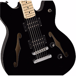 Squier Affinity Series Starcaster Electric Guitar, with 2-Year Warranty, Black