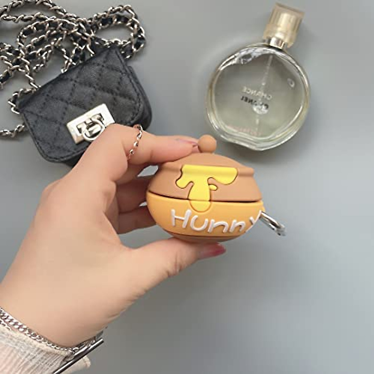 (1 Pack) BGAANM Cartoon Silicone Case Cover with Keychain Designed for Samsung Galaxy Buds2 Pro (2022) /Galaxy Buds 2 (2021) /Galaxy Buds Pro (2021) /Galaxy Buds Live (2020)