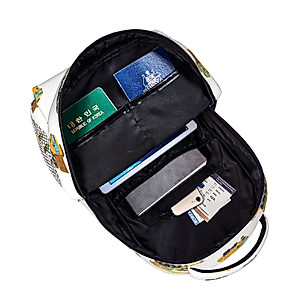 MANQINF Funny Cars Backpack Cute Laptop Bag Truck Lightweight Daypack Backpack Crane Bag Tablet Bag Cute Bag