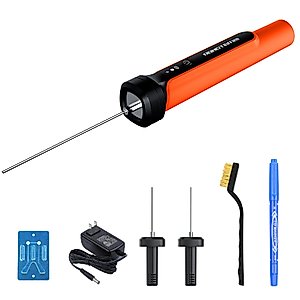 RONGTER 3 in 1 Foam Cutter Kit, Orange Foam Cutter Electric Foam Cutting Tool,Heated Foam Carving Knife Kit.