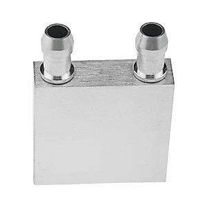 BXQINLENX 2PCS Aluminum Water Cooling Block for Computer PC CPU Graphics Radiator Heatsink (40X40MM)