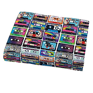 Nickelodeon Splat/Nick 90's Mix Tape Super Soft 3 Piece Twin Sheet Set
