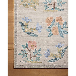 Loloi Rifle Paper Co. x Rosa Cream 7'-6" x 9'-6" Area Rug