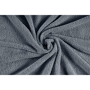 LANE LINEN 24 Piece Towels for Bathroom - 100% Cotton Oversized Bath Quick Dry Spa 2 Extra Large Sheet 4 Towel 6 Hand 8 Wash Cloths Fingertip Cool Grey