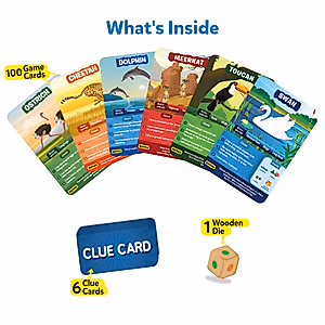 Skillmatics Card Game - Guess in 10 Animal Megapack, Perfect for Boys, Girls, Kids & Families Who Love Toys, Travel Games, Gifts for Ages 6, 7, 8, 9