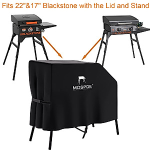 Griddle Carry Bag and Cover Fits for Blackstone 22 Inch 17 Inch Table Top Griddle with Grill Cover and Stand, Fits Blackstone 22" 17" Grill Griddle with The Lid and Stand